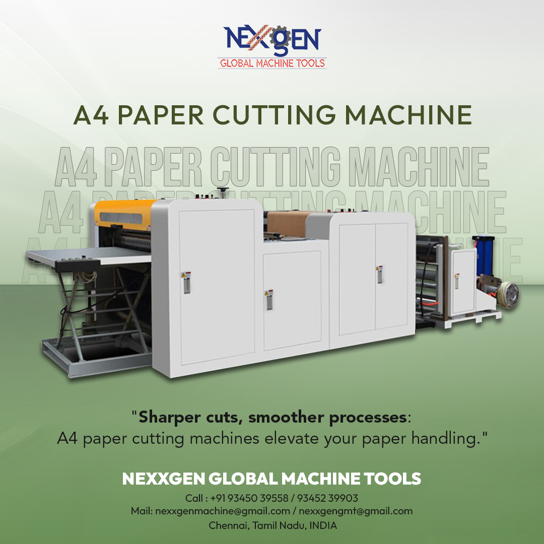 A4 Paper Cutting Machine - carton box making machine spares