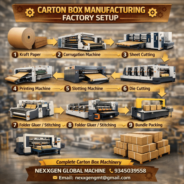 Step-by-Step Carton Box Manufacturing Process - carton box making ...